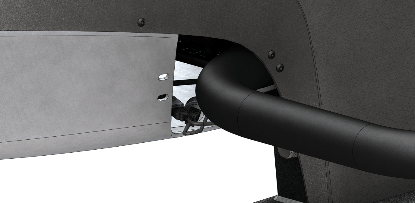 Monitor mount removal and installation